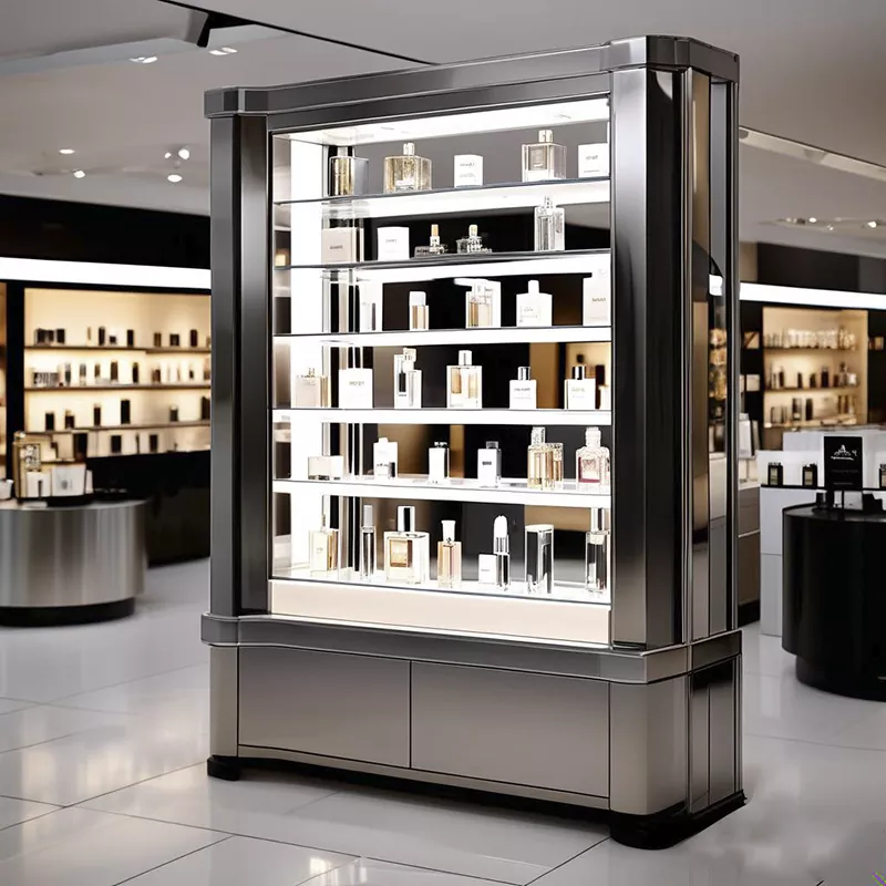 China Stainless Steel Perfume Display Cabinet Supplier, Manufacturer ...
